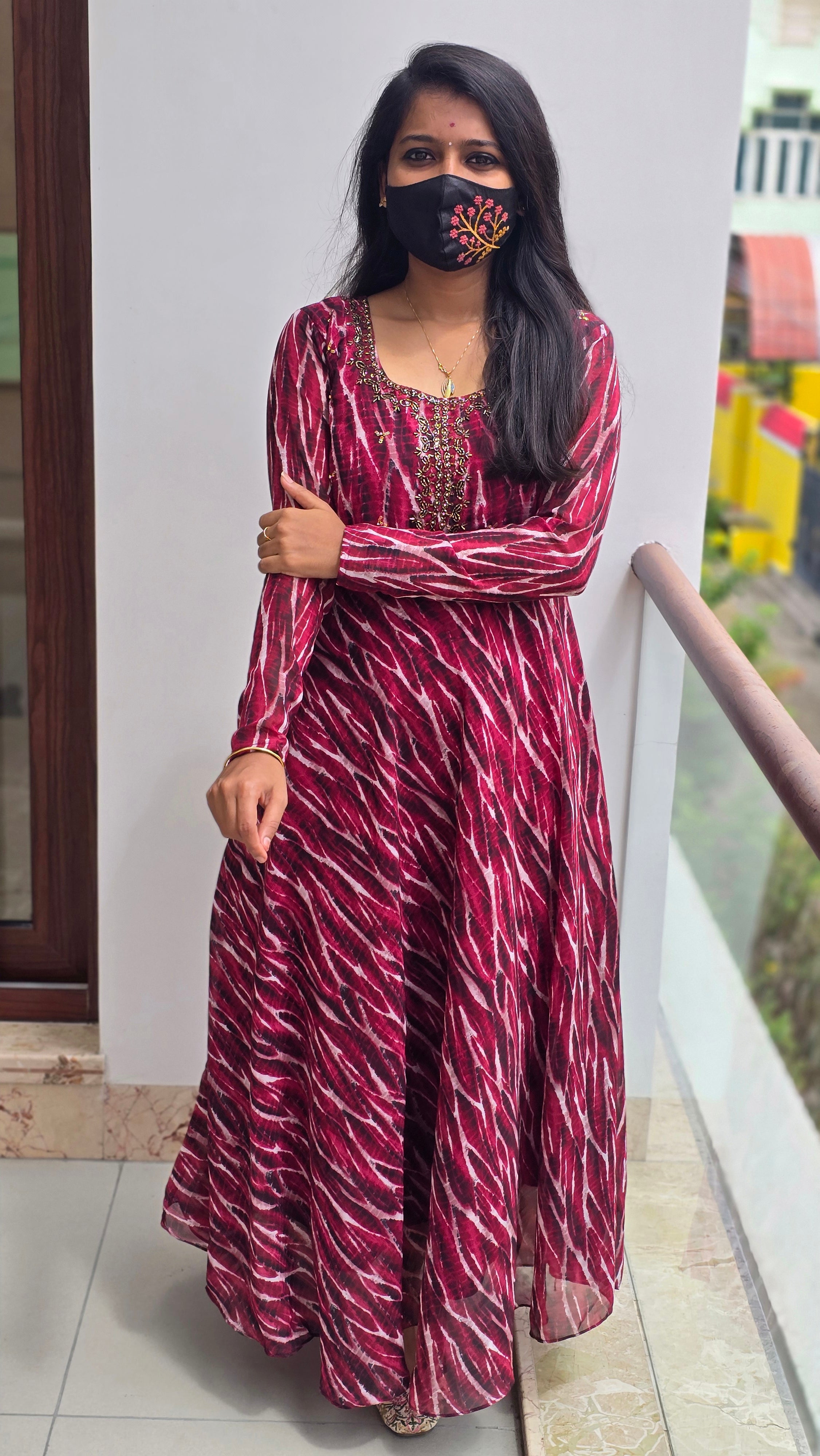 Handwork kurti (5166)– Sprinklez Boutique