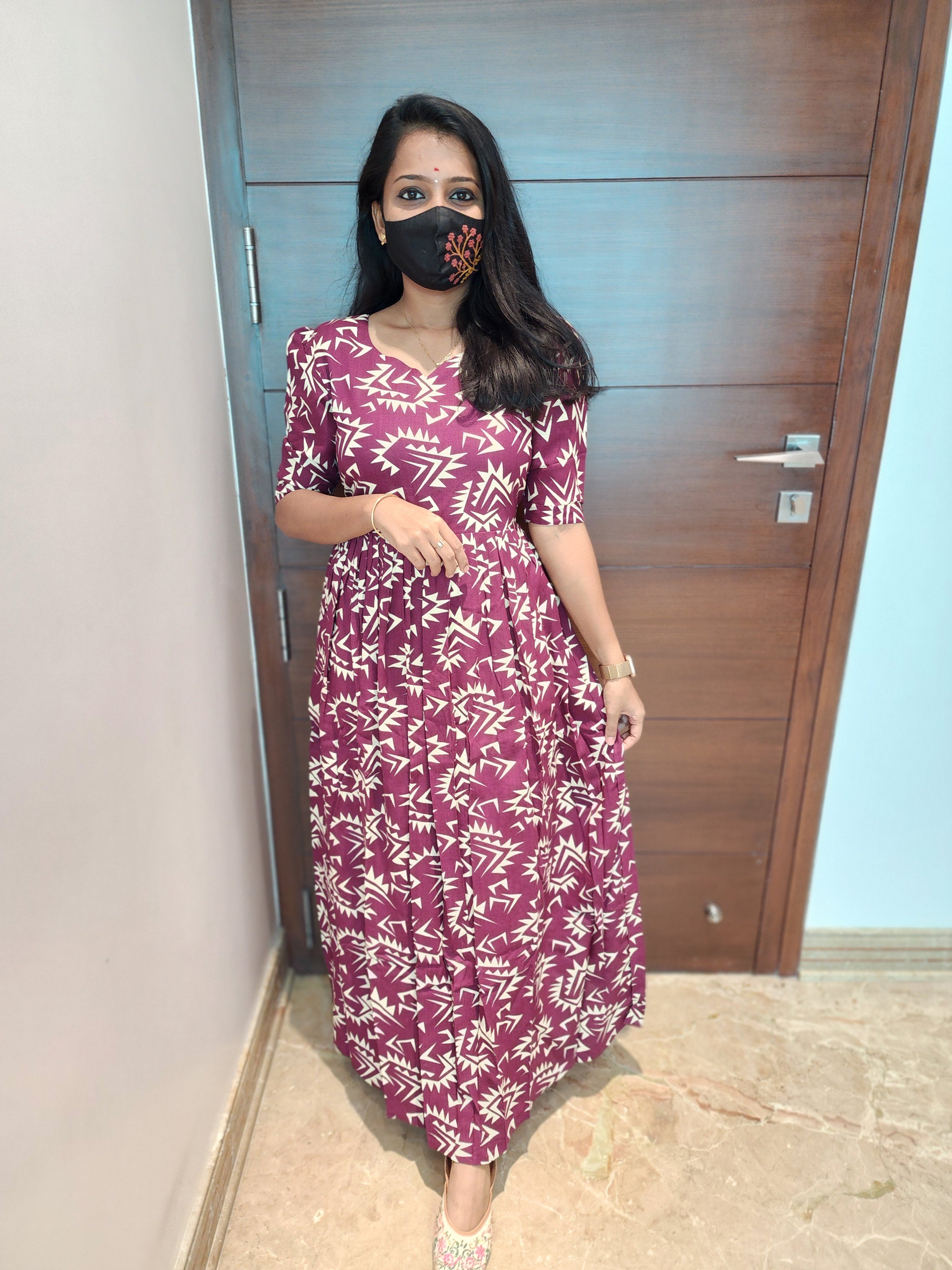 Western Wear Frock (5919)– Sprinklez Boutique